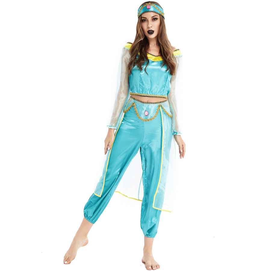 Halloween Princess Costume Play Aladdin Magic Lamp Cosplay Costume ...