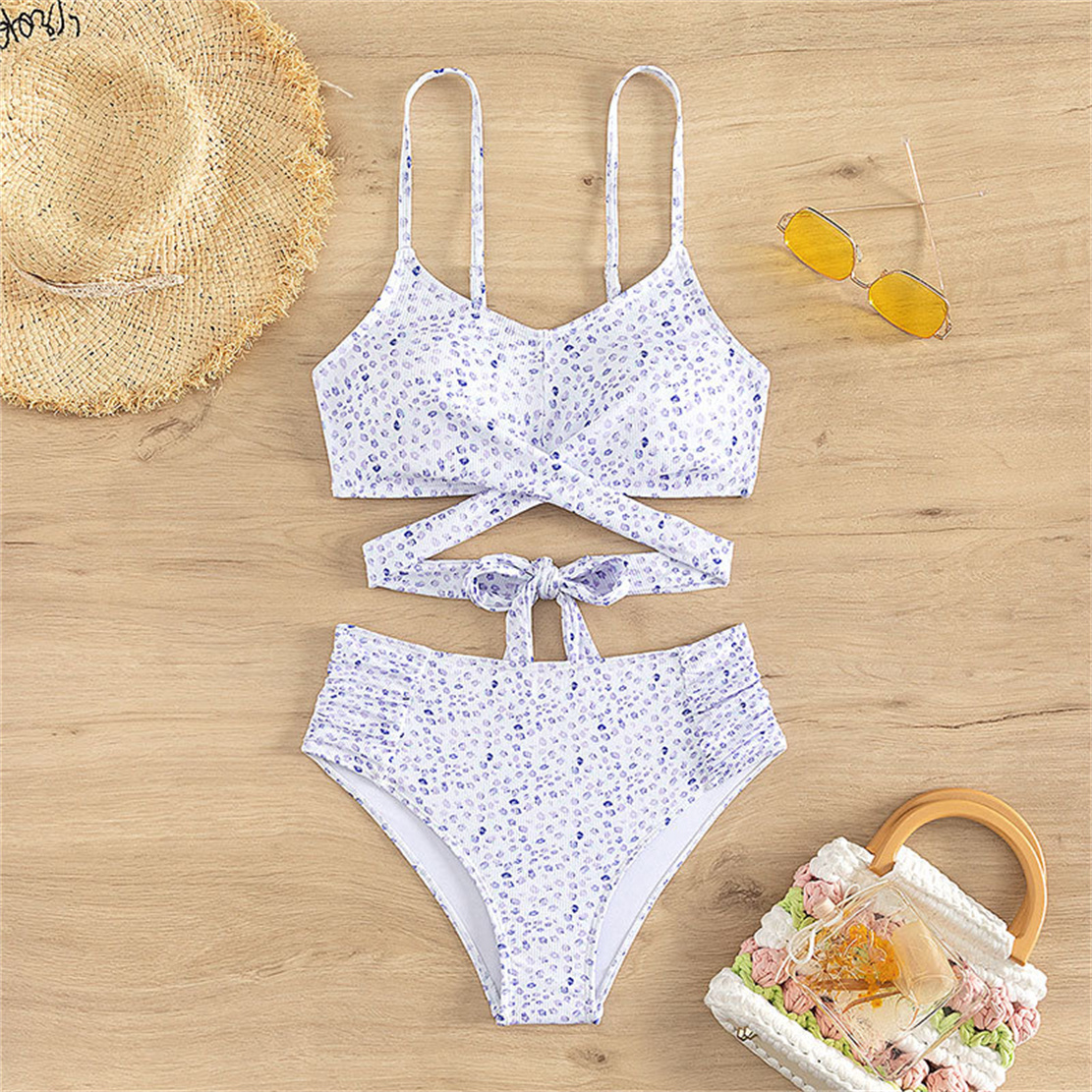 Dot Printed Bikinis Set Lady Spring Swimwear Hot Brazilian Sexy ...