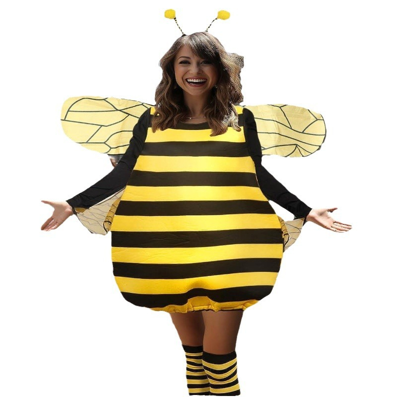 Buy Halloween Sexy Honeybee Costume Bee Fancy Dress Carnival Cosplay ...